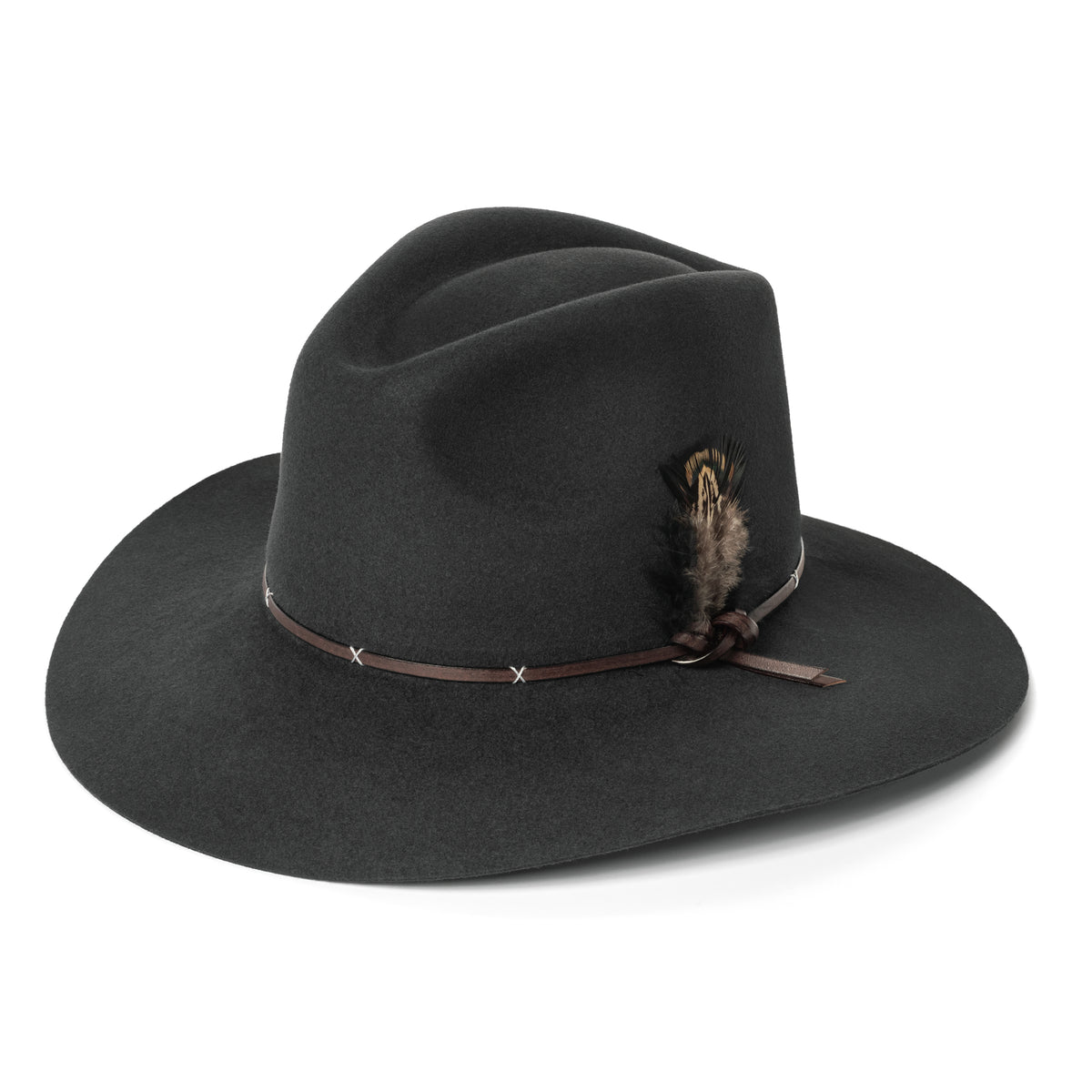 Jason / Charcoal – Susan Carrolan Millinery